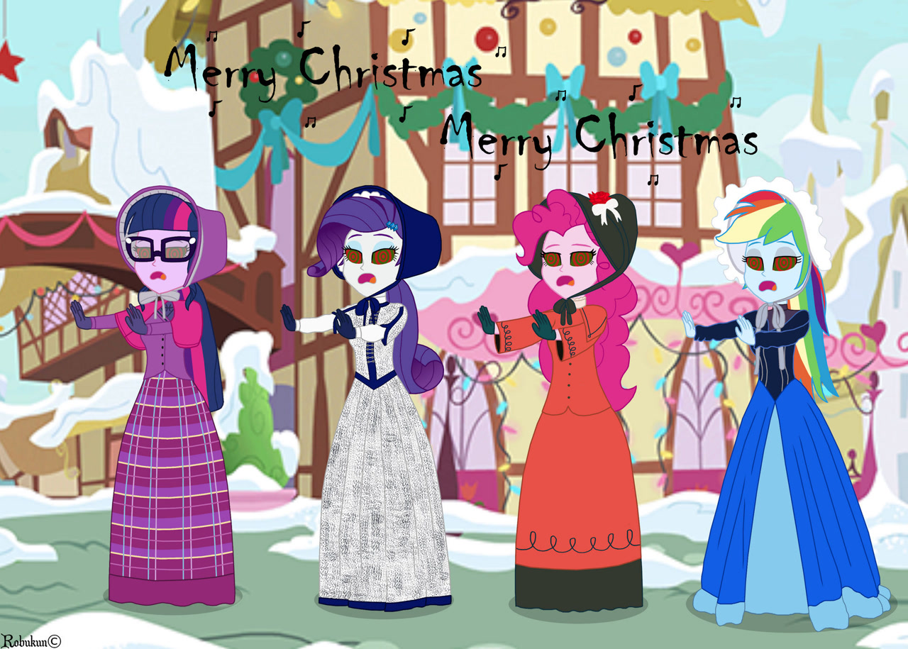 #3268666 - safe, artist:robukun, pinkie pie, rainbow dash, rarity ...