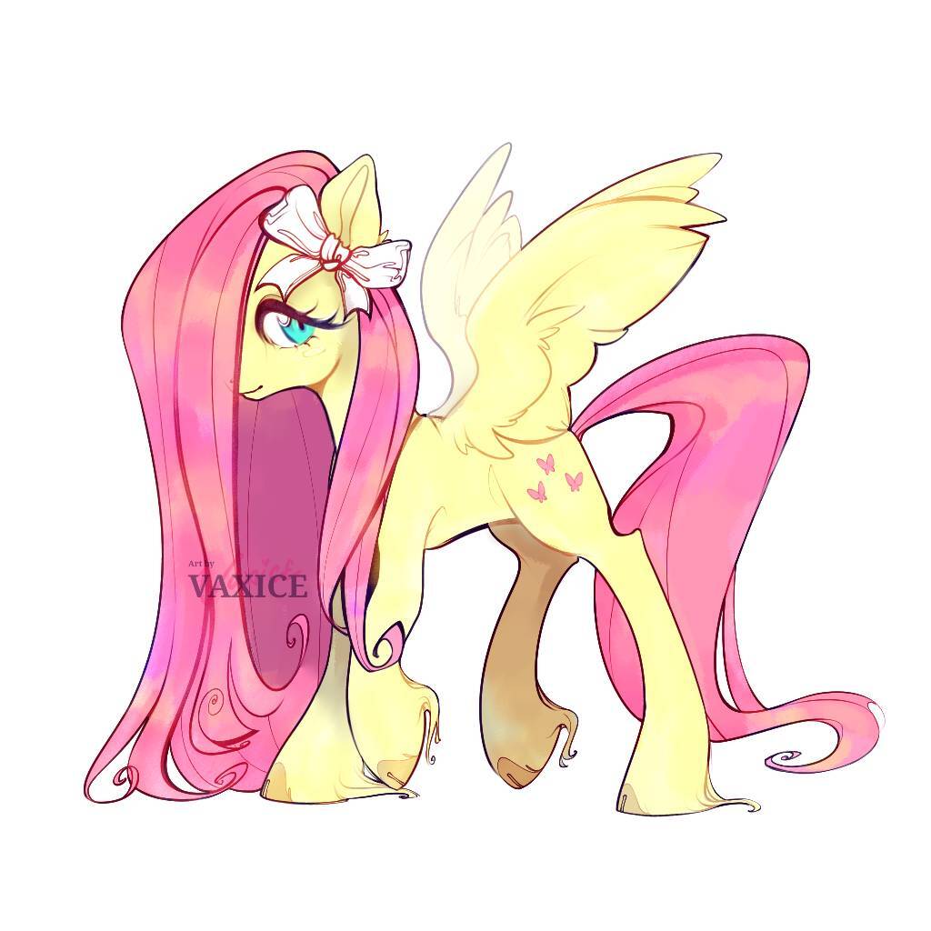 #3270248 - safe, artist:vaxice, fluttershy, pegasus, pony, g4, aside ...