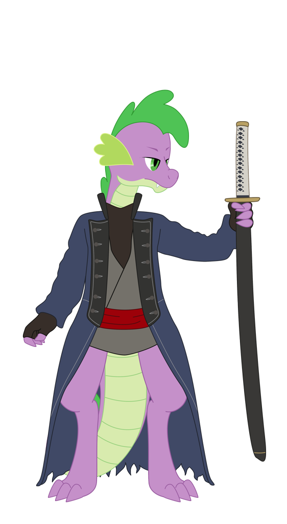 #3253374 - safe, artist:all0412, spike, dragon, g4, adult, adult spike ...