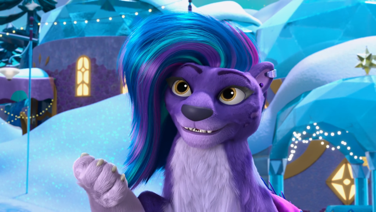 #3253459 - safe, screencap, allura, aq bars, big cat, leopard, snow ...