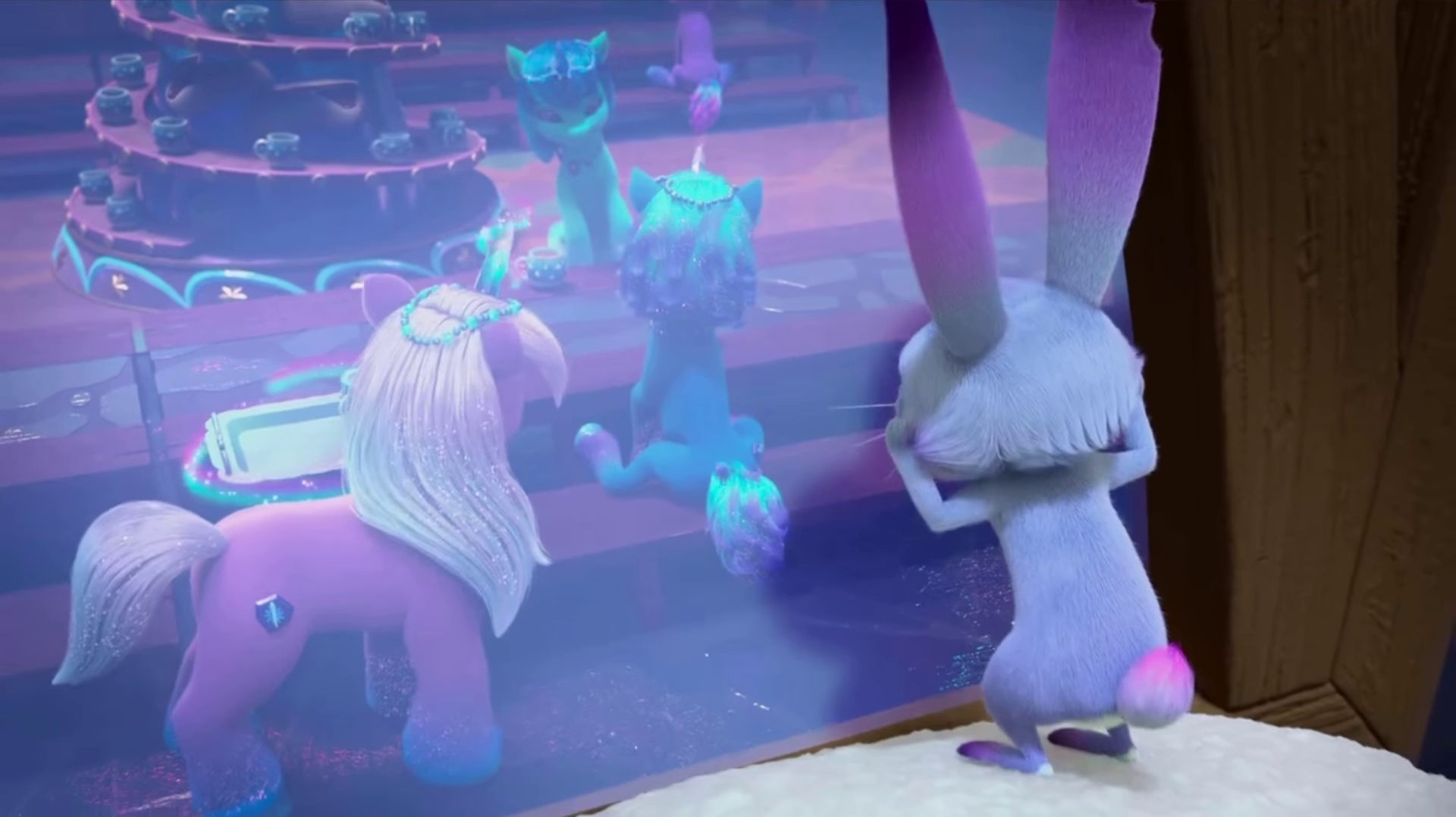 #3272444 - safe, screencap, twitch (g5), violet frost, auroricorn, pony ...