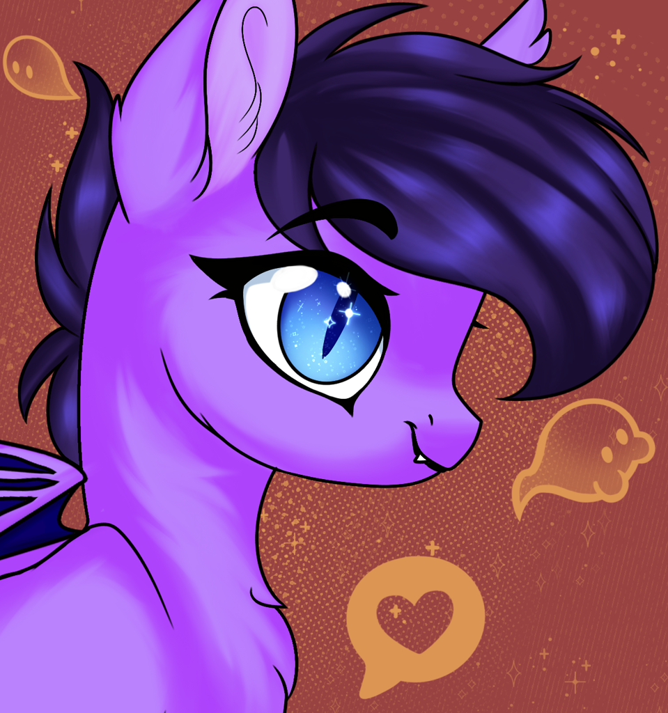 #3254752 - safe, artist:ondrea, oc, bat pony, pony, bust, cute ...