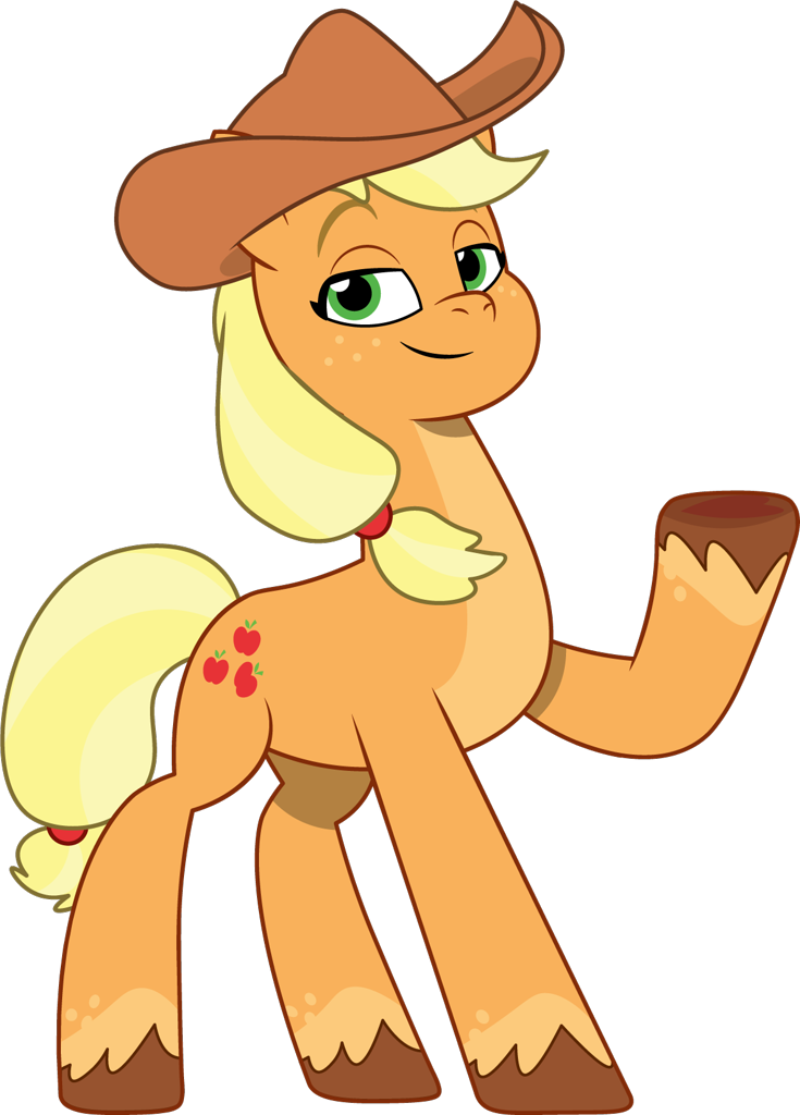 #3254765 - safe, artist:prixy05, applejack, earth pony, pony, g4, g5 ...