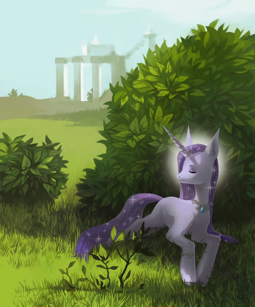 #3255116 - safe, artist:sivelu, oc, oc only, pony, unicorn, bracelet, eyes closed, female, horn ...