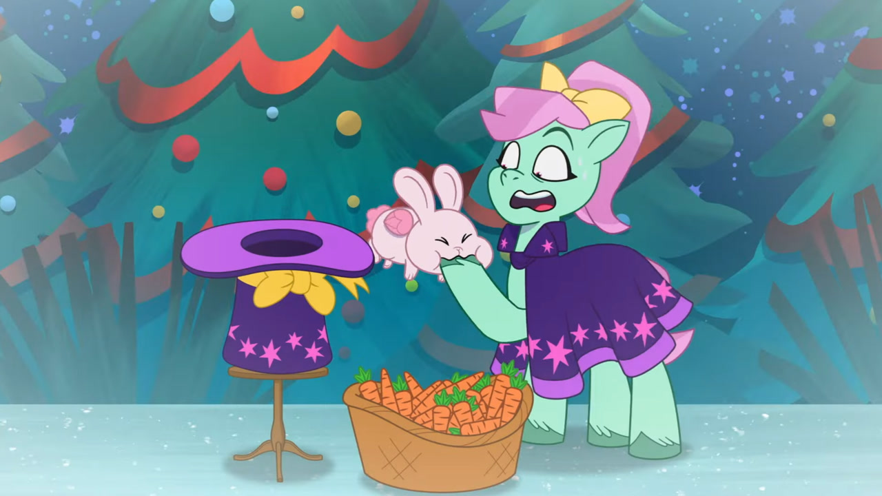 #3255834 - safe, screencap, minty skylark, bunnisus, earth pony, pony ...