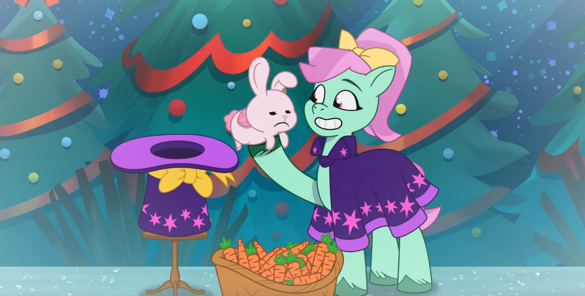#3256158 - safe, screencap, minty skylark, bunnisus, earth pony, pony ...