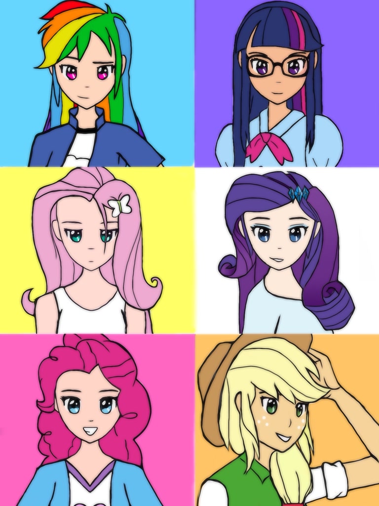 #3256290 - safe, artist:izzierichard, applejack, fluttershy, pinkie pie ...