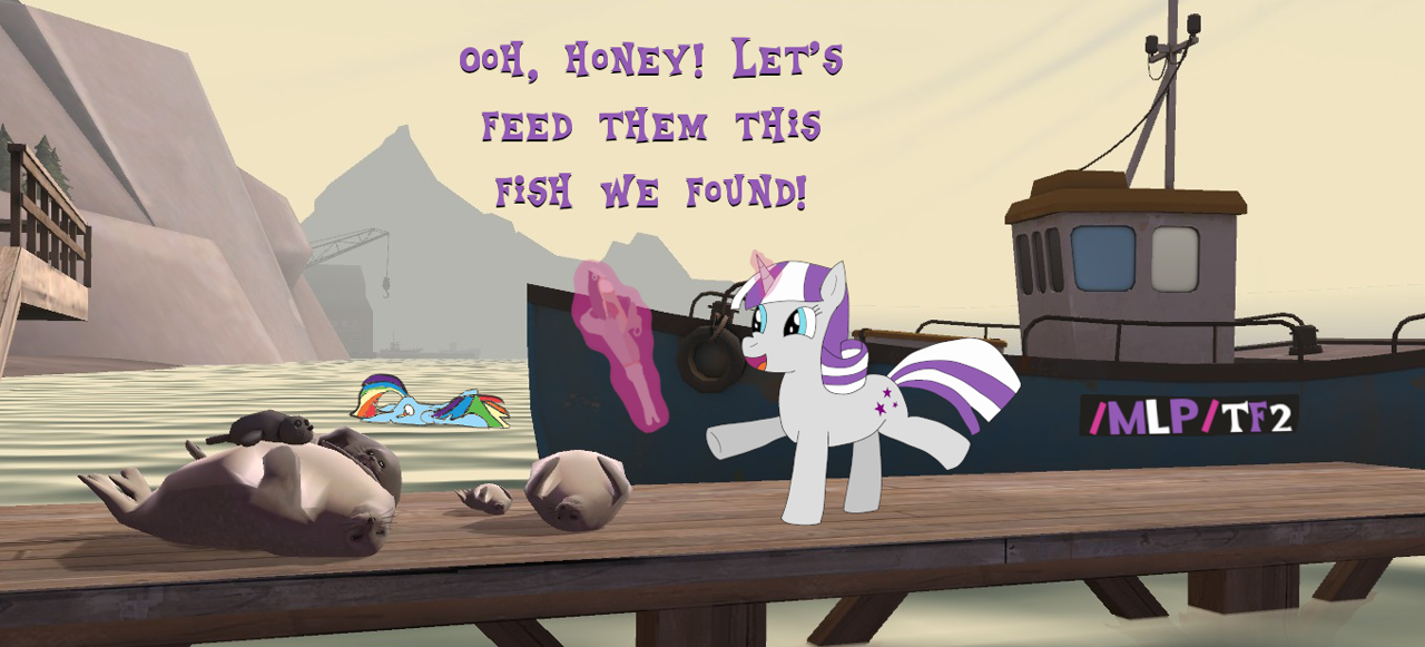 #3257344 - artist needed, safe, rainbow dash, twilight velvet, fish ...