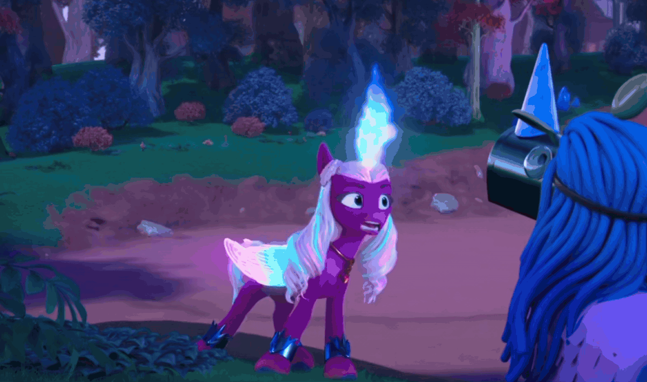 #3257488 - safe, screencap, opaline arcana, señor butterscotch, alicorn ...