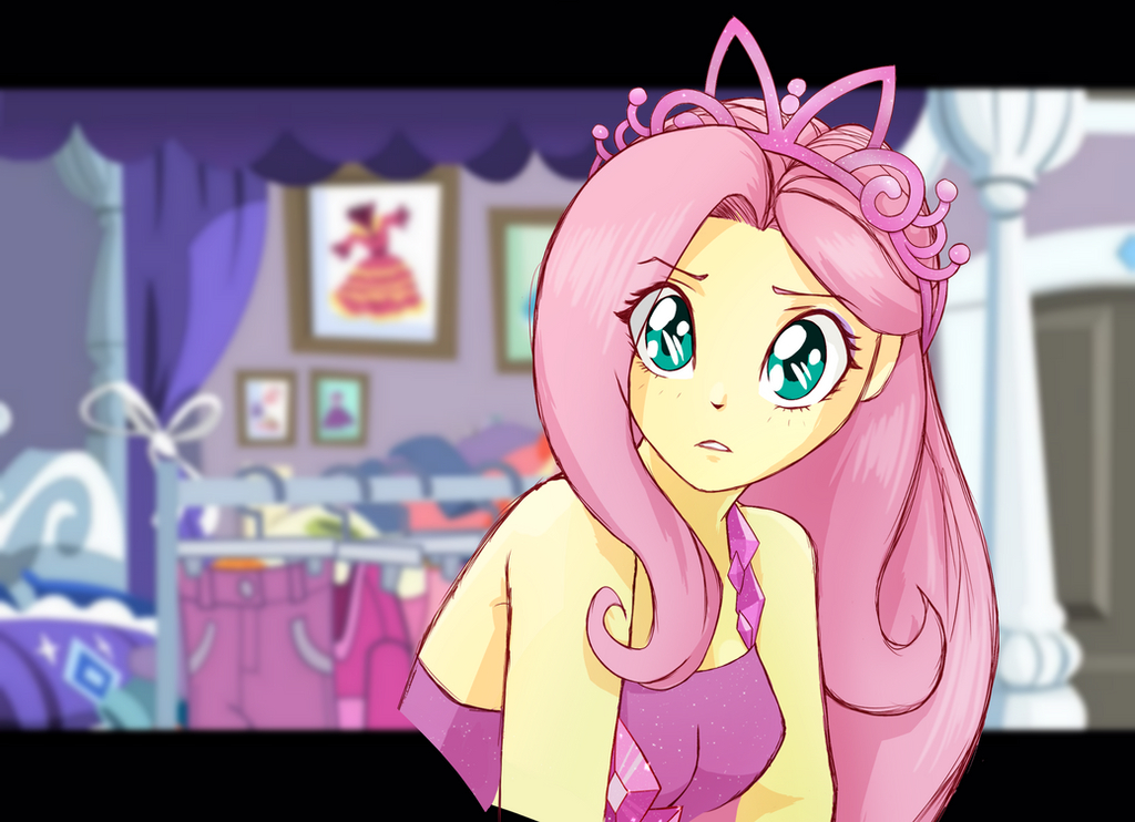 #3045608 - safe, artist:astevenamedwolf, fluttershy, human, costume ...