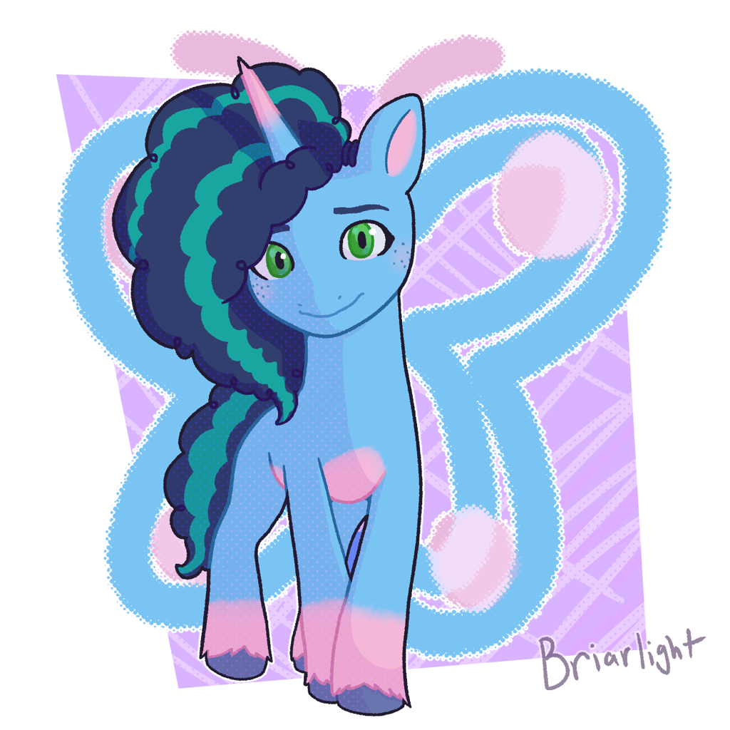 #3045624 - safe, artist:briarlight, misty brightdawn, pony, unicorn, g5, blushing, colored ...