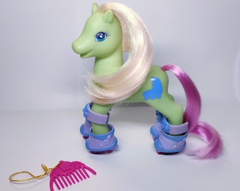 #3045781 - safe, flash (g2), earth pony, pony, g2, comb, female, irl ...