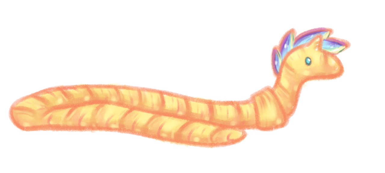 #3046177 - safe, artist:coco-drillo, oc, oc:dex, earthworm, pony, unicorn, worm, worm pony, horn ...