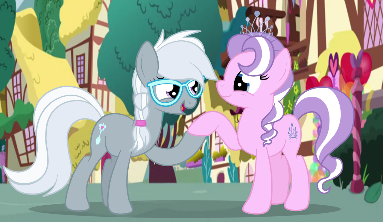 #3046430 - safe, artist:squipycheetah, diamond tiara, silver spoon ...