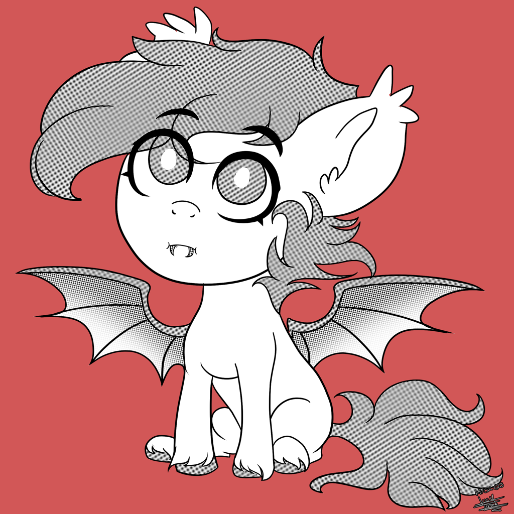 #3047266 - safe, artist:scarlett-letter, oc, oc:nimbus cloud, bat pony ...