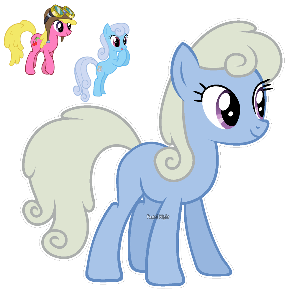 #3047547 - safe, artist:pastelnightyt, cherry berry, linky, shoeshine ...