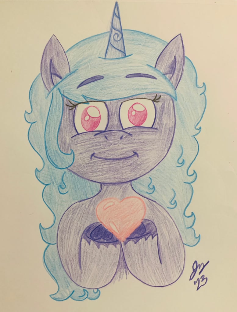 #3049017 - safe, artist:jesslmc16, izzy moonbow, pony, unicorn, g5 ...