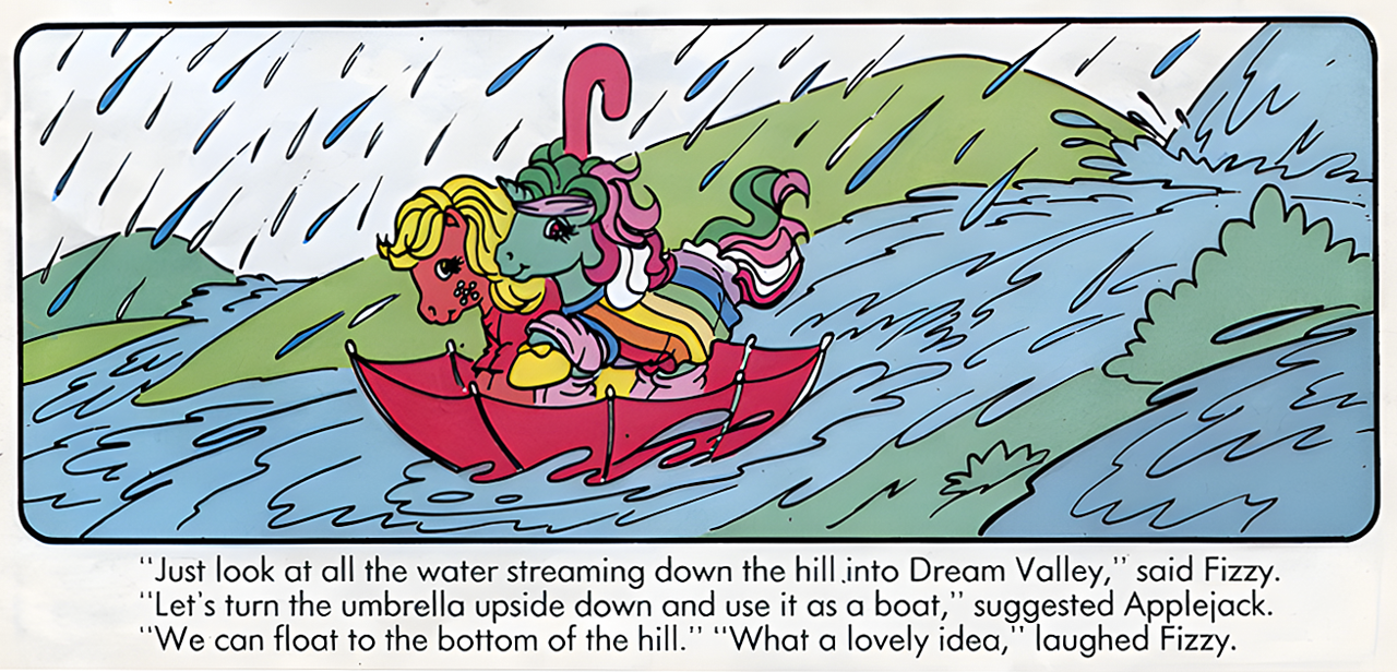 #3050539 - artist needed, safe, official comic, applejack (g1), fizzy ...