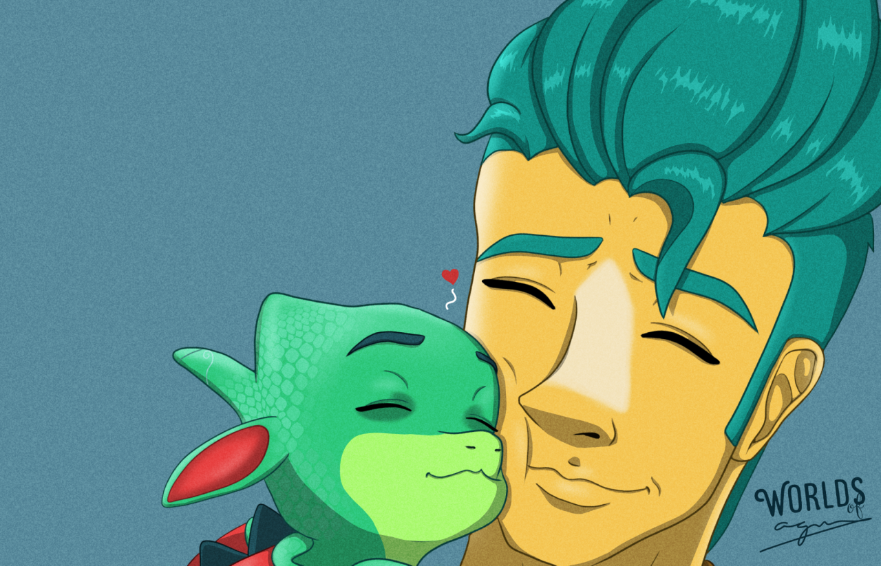 #3051753 - safe, artist:worlds-of-agnes, hitch trailblazer, sparky ...