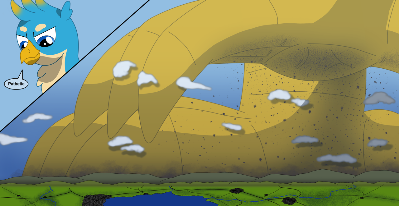 #3052598 - safe, artist:az12lol, gallus, griffon, g4, claw, claws ...