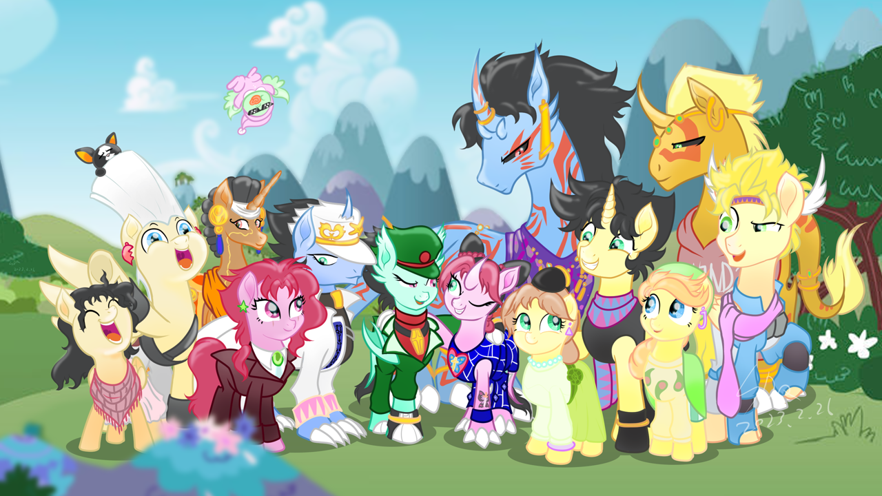 #3053599 - safe, artist:thurder2020, earth pony, pegasus, pony, unicorn ...