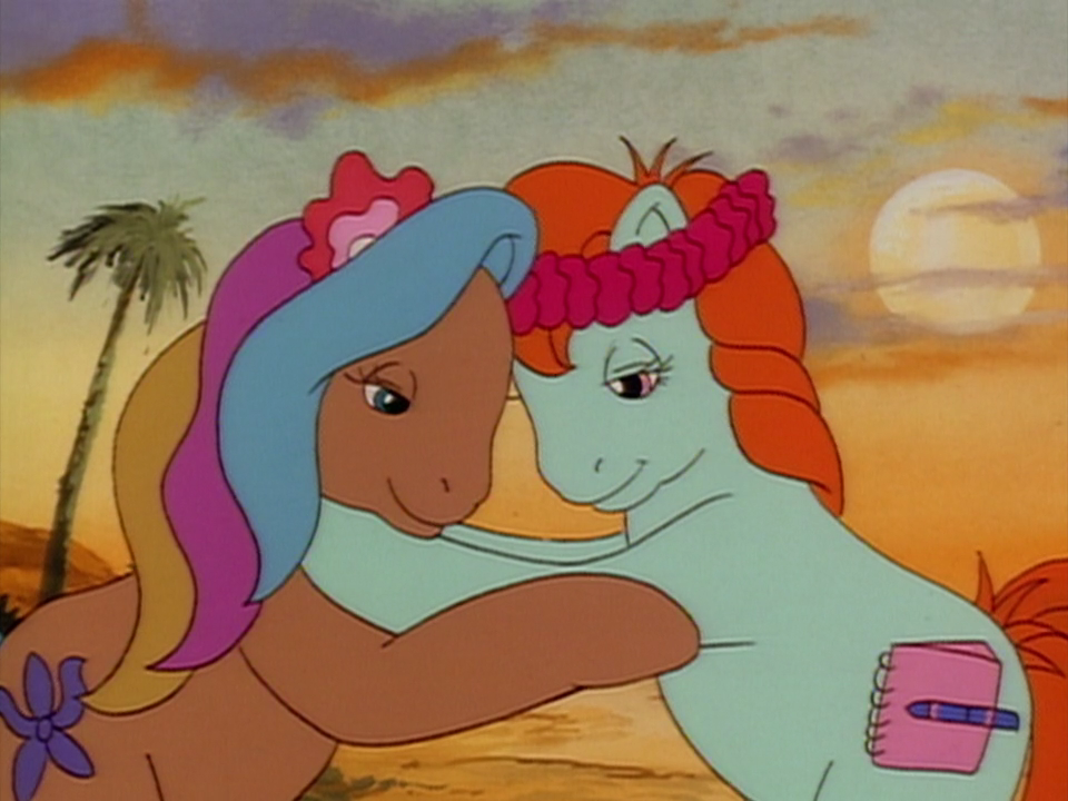 #3053849 - safe, screencap, bright eyes, moki sunbright, earth pony ...