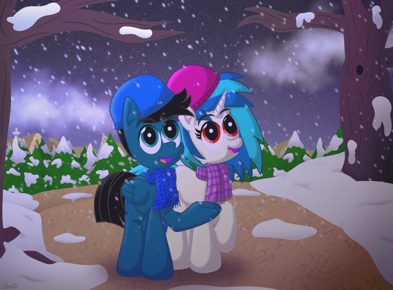 #3041195 - safe, artist:agkandphotomaker2000, dj pon-3, vinyl scratch ...