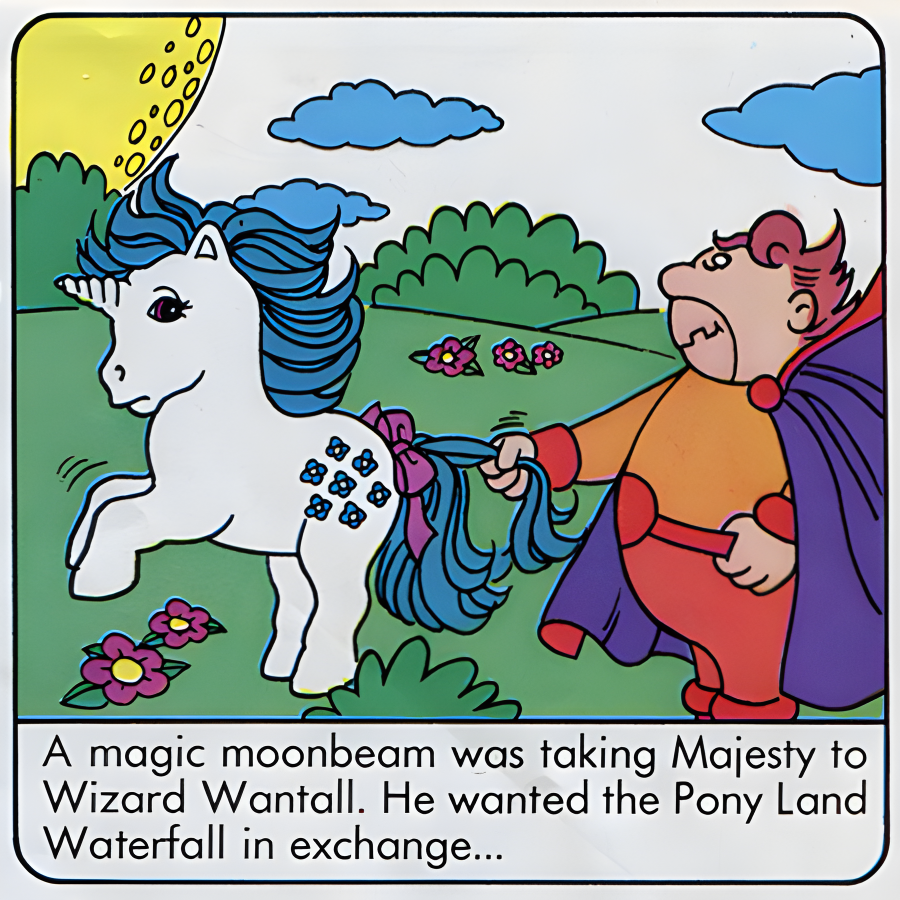 #3041881 - artist needed, safe, official comic, majesty, human, pony, unicorn, comic:my little ...