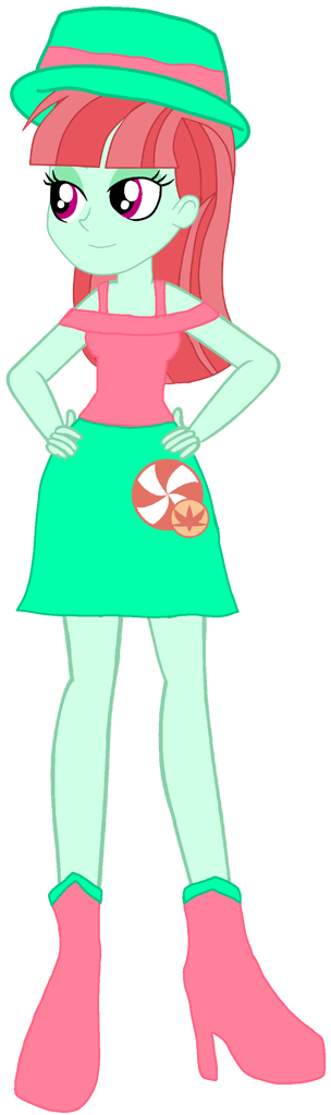 #3042381 - safe, artist:rainbowstarcolour262, melon mint, human ...