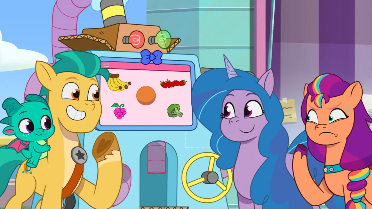 #3060865 - safe, screencap, bot-y mcbakertons, hitch trailblazer, izzy ...