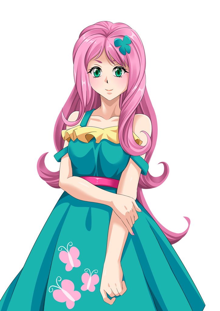 #3060900 - safe, artist:meielf, kotobukiya, fluttershy, human ...
