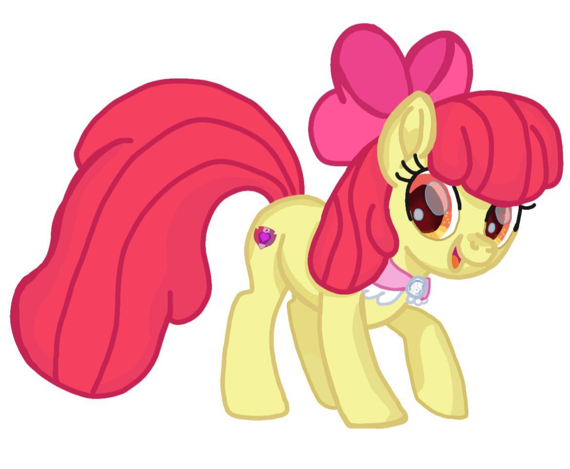 #3061291 - safe, artist:mlpsprout, apple bloom, earth pony, pony, g4 ...