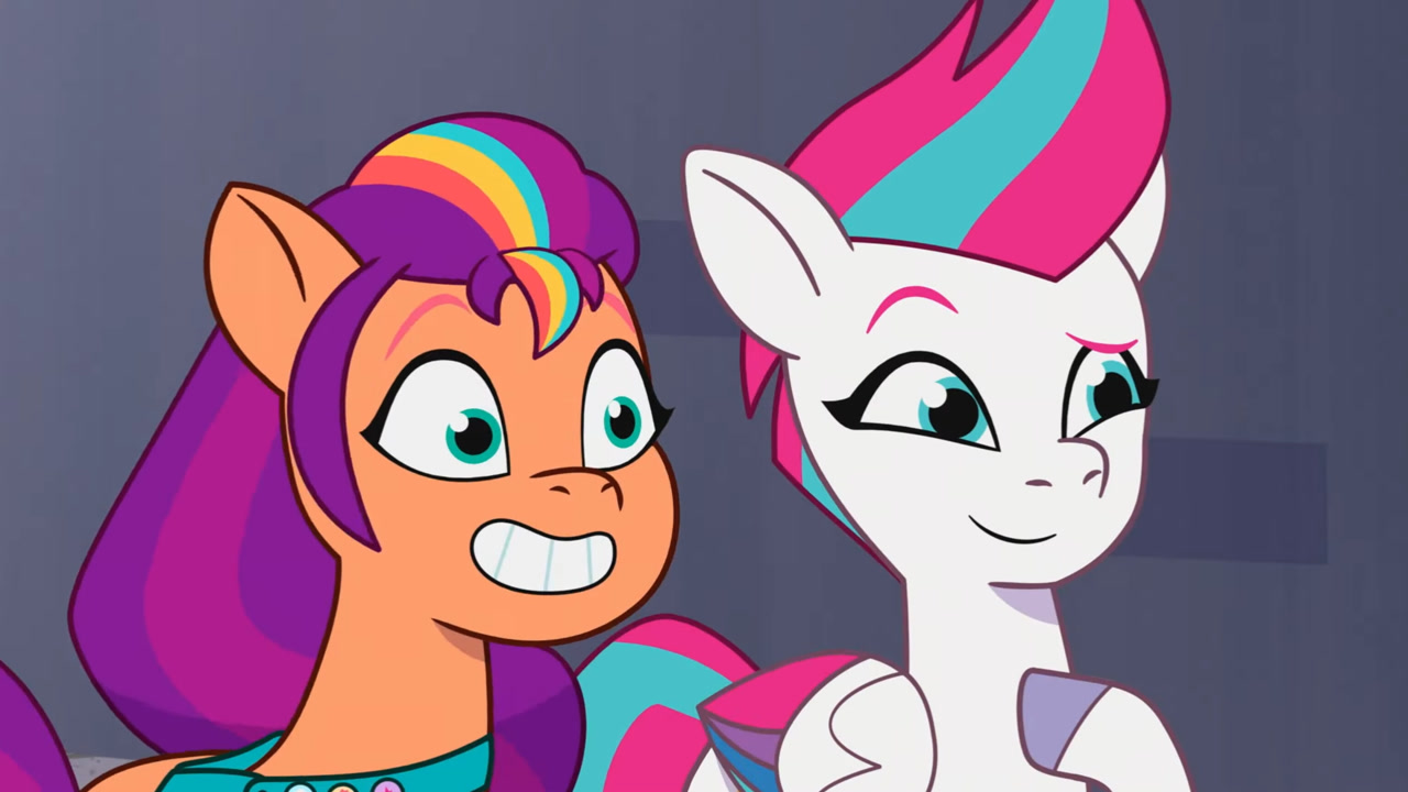 #3061686 - safe, screencap, sunny starscout, zipp storm, earth pony ...