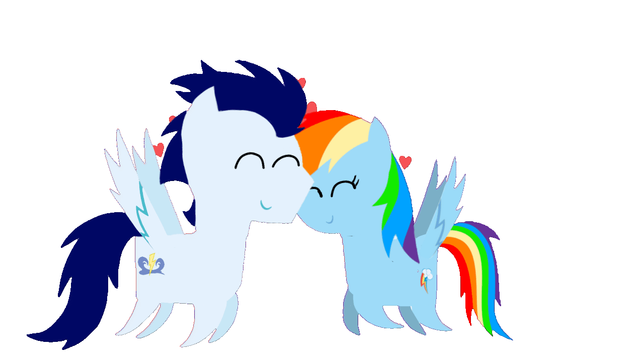 #3061706 - safe, artist:mlplary6, rainbow dash, soarin', pegasus, pony ...