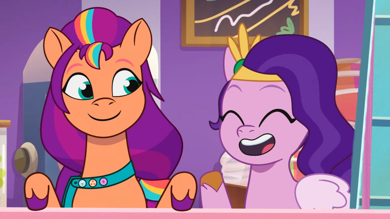#3061753 - safe, screencap, pipp petals, sunny starscout, earth pony ...