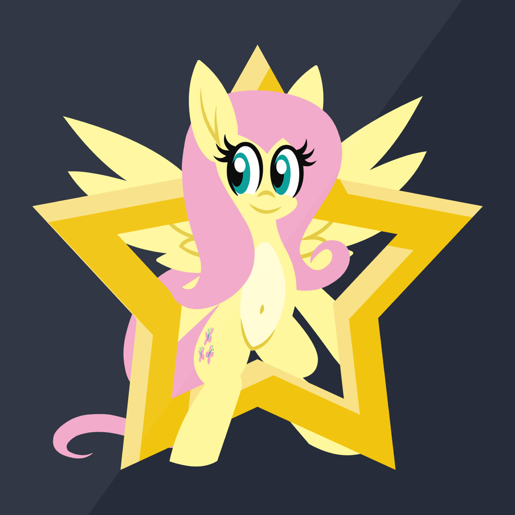 #3061883 - safe, artist:tridashie, fluttershy, pegasus, pony, g4 ...