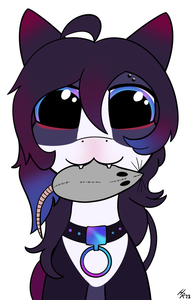 #3062078 - safe, artist:hardrock, oc, oc:shenki, cat, cat pony ...