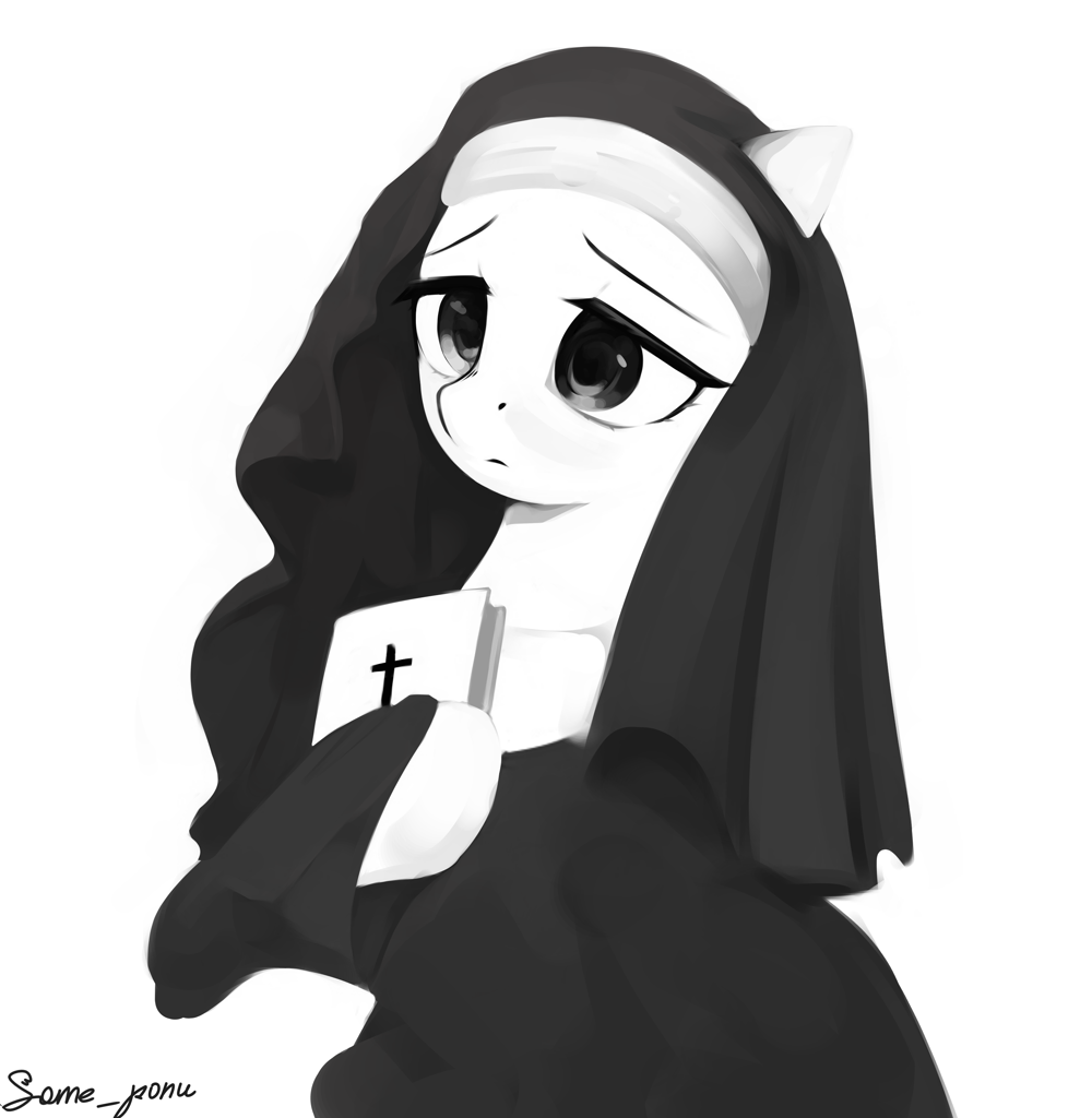 #3063582 - safe, artist:some_ponu, earth pony, pony, bible, book ...