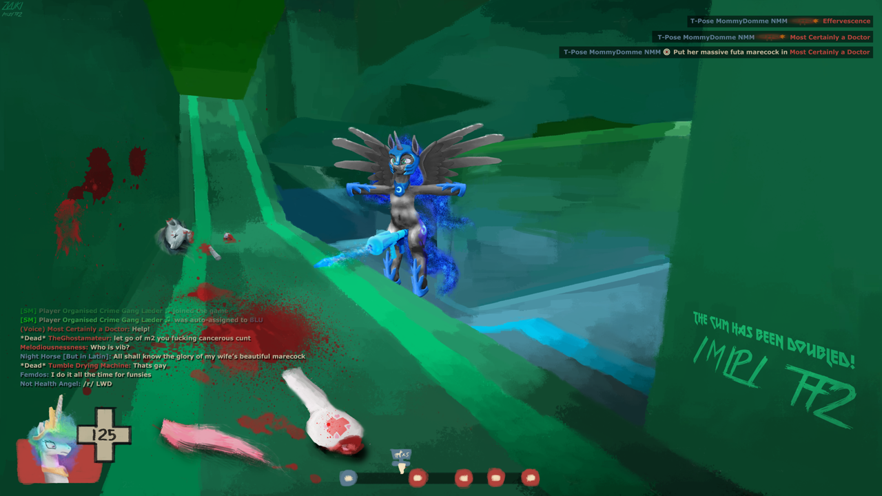 #3063735 - semi-grimdark, artist:zvuki, marble pie, nightmare moon ...