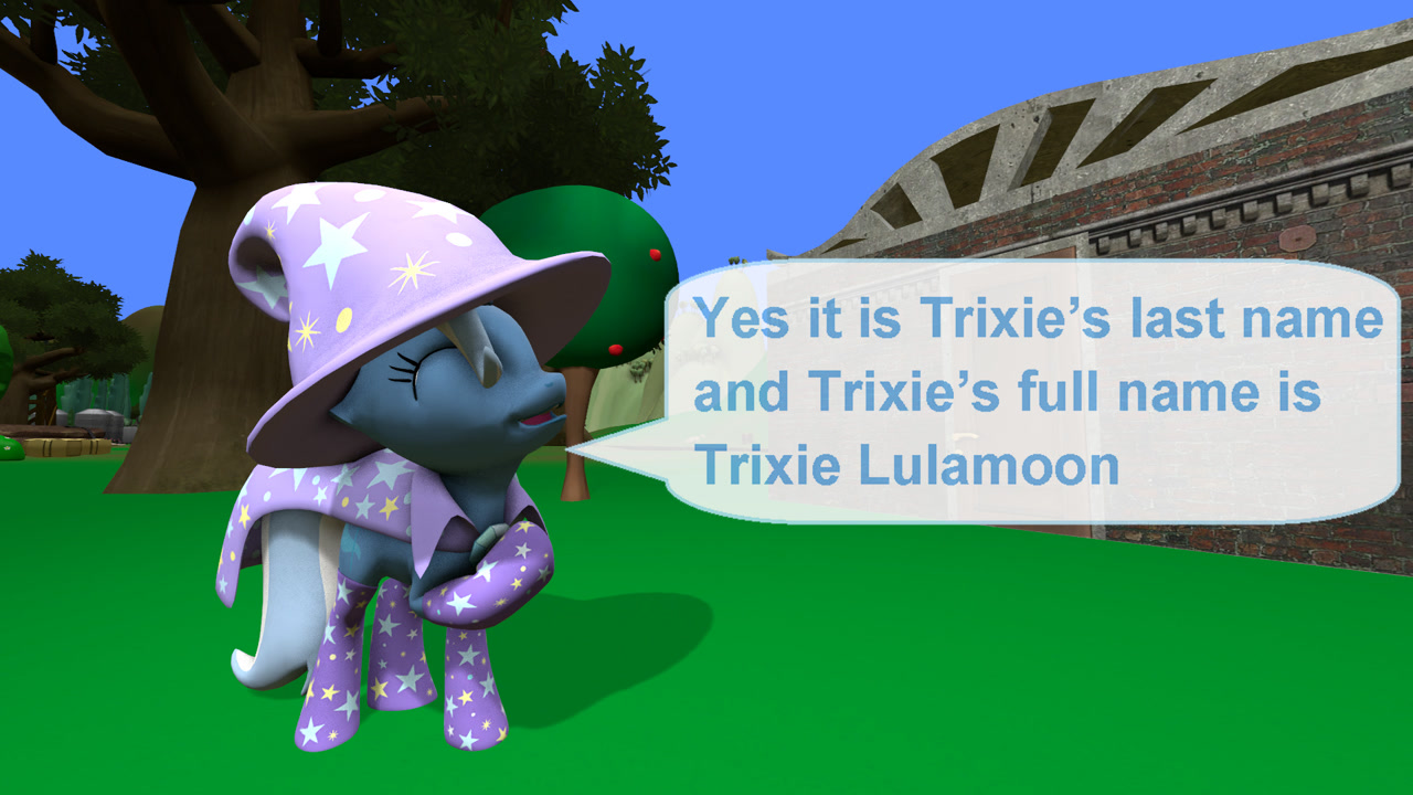 #3063788 - safe, artist:ask-the-luna-knight, trixie, 3d, source ...