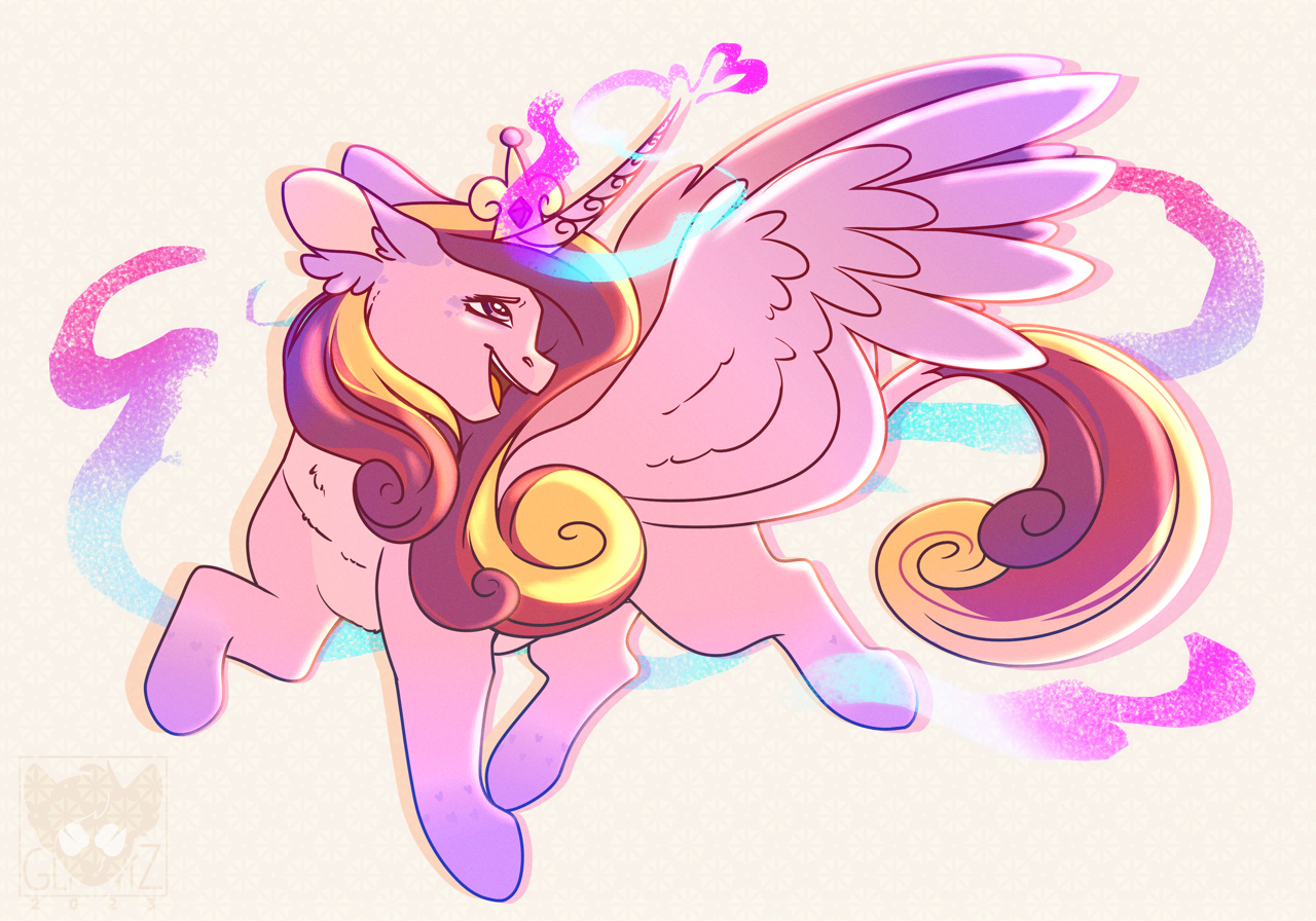 #3064576 - safe, artist:glitterstar2000, princess cadance, alicorn ...