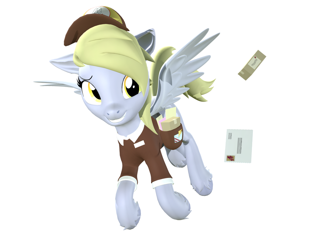 #3065024 - safe, artist:caelanthedisneyfan, derpy hooves, pegasus, pony ...