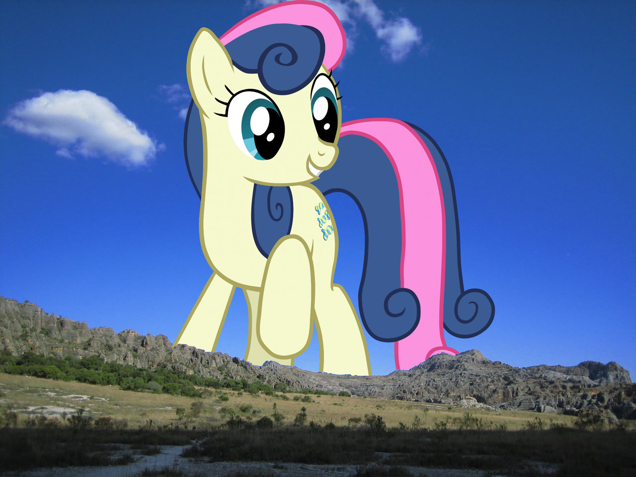 #3065281 - safe, artist:scrimpeh, edit, editor:jaredking779, bon bon ...