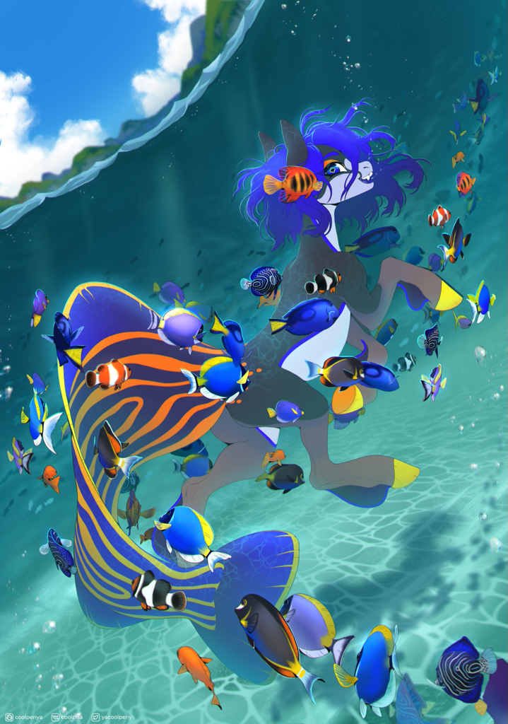 #3067062 - safe, artist:coolpenya, oc, oc only, unnamed oc, earth pony ...