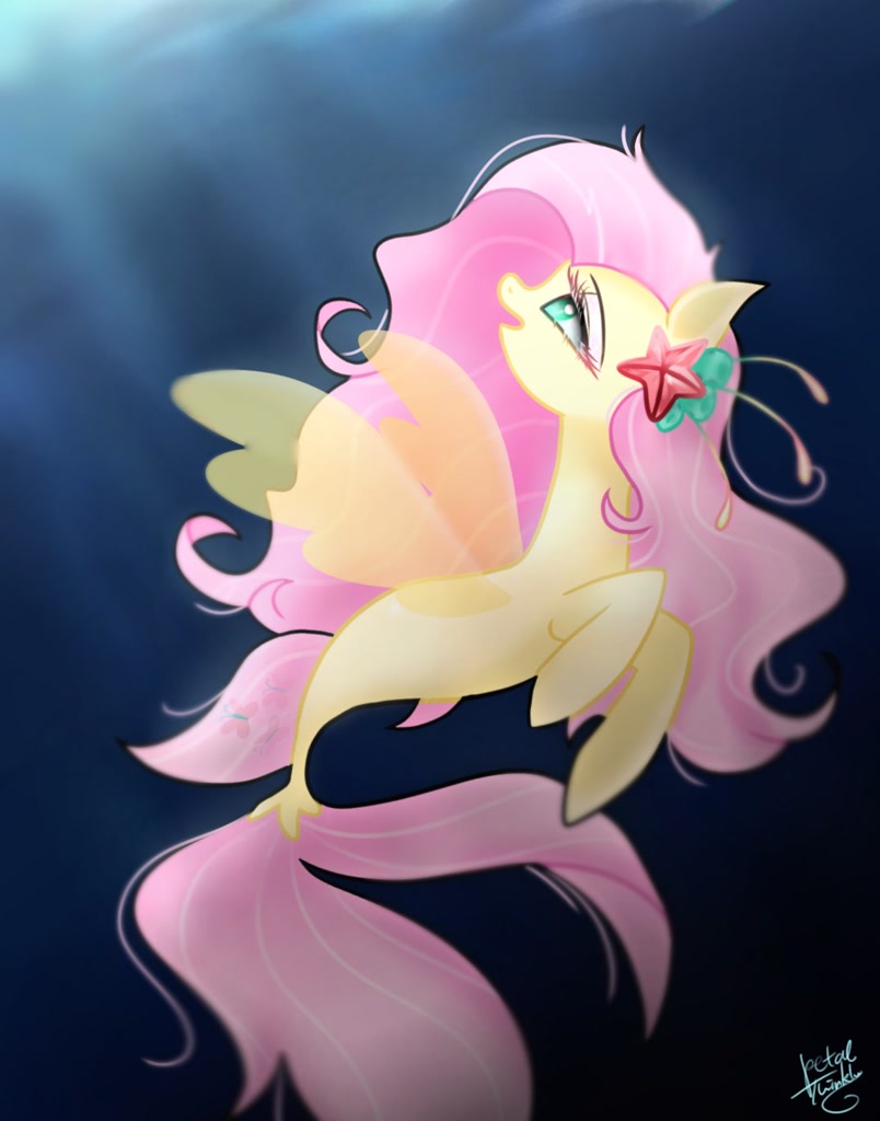 #3067587 - safe, artist:petaltwinkle, fluttershy, pegasus, pony ...
