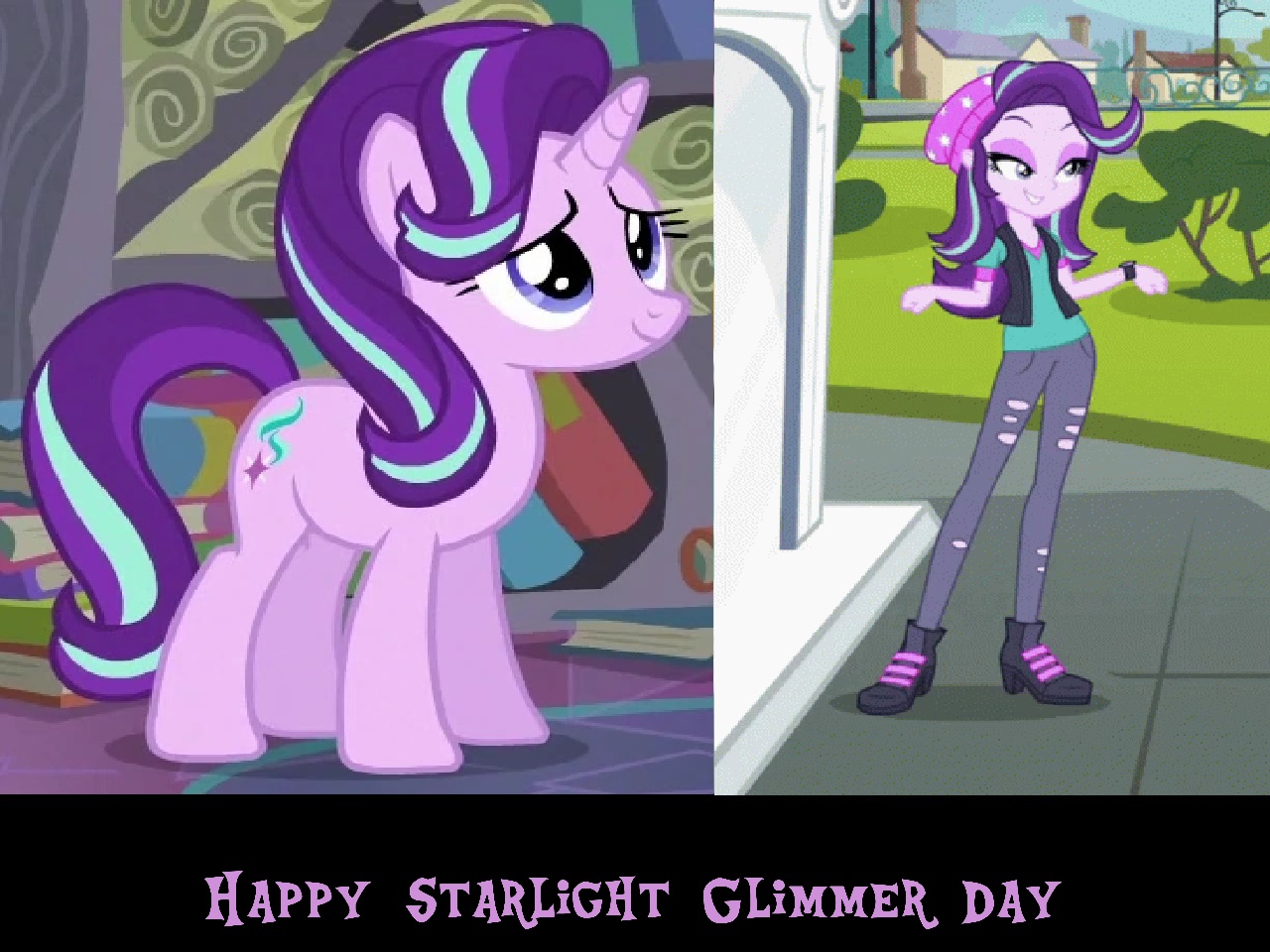 #3067635 - safe, artist:mlpfan3991, starlight glimmer, human, pony ...