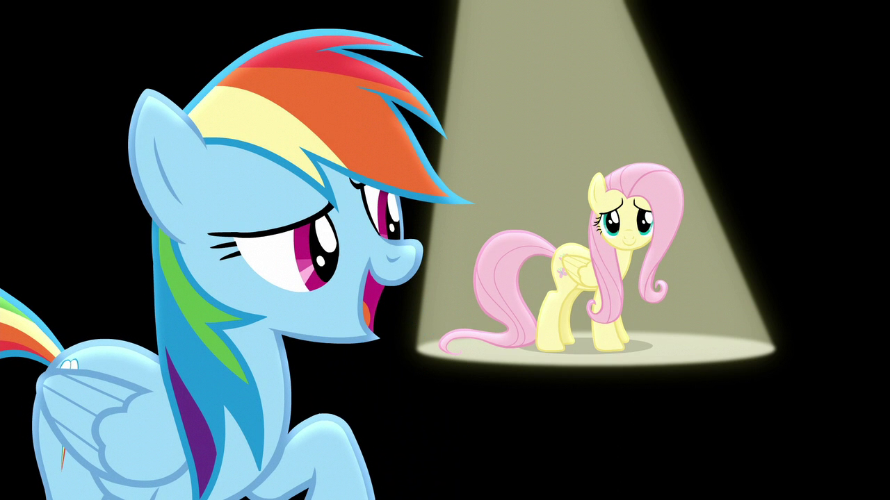 #3068558 - safe, screencap, fluttershy, rainbow dash, pony, flutter ...
