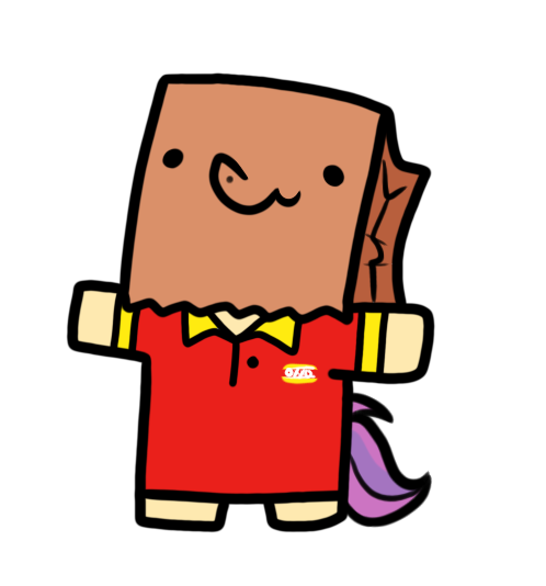 #3068921 - safe, artist:paperbagpony, oc, oc only, oc:paper bag, chibi ...