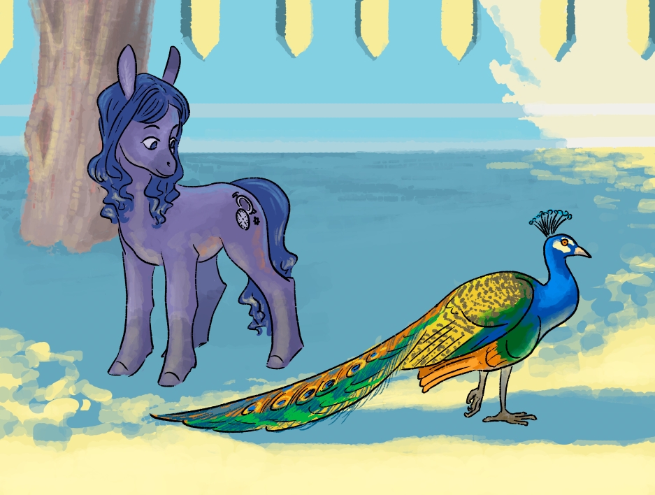 #3069208 - safe, artist:adeptus-monitus, oc, oc only, bird, earth pony ...