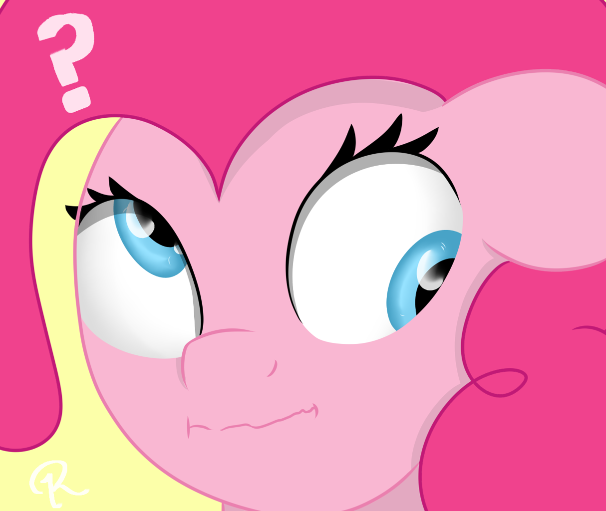 #3069248 - safe, artist:reinbou, pinkie pie, earth pony, pony, derp ...